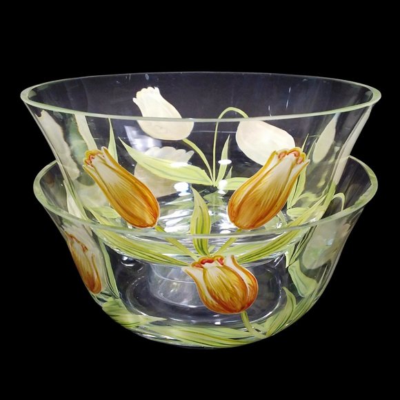 Princess House | Dining | Princess House Cottage Tulip Round Dessert ...